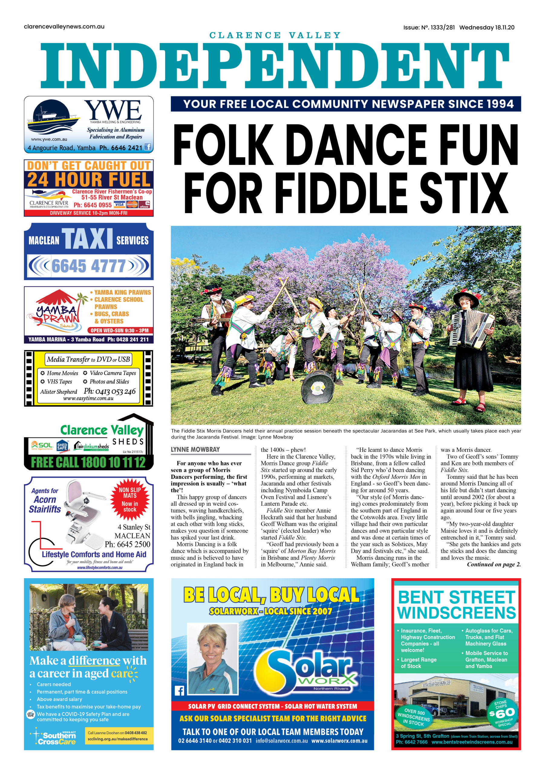 Clarence Valley Independent, 18 November, 2020 I Australian Rural ...