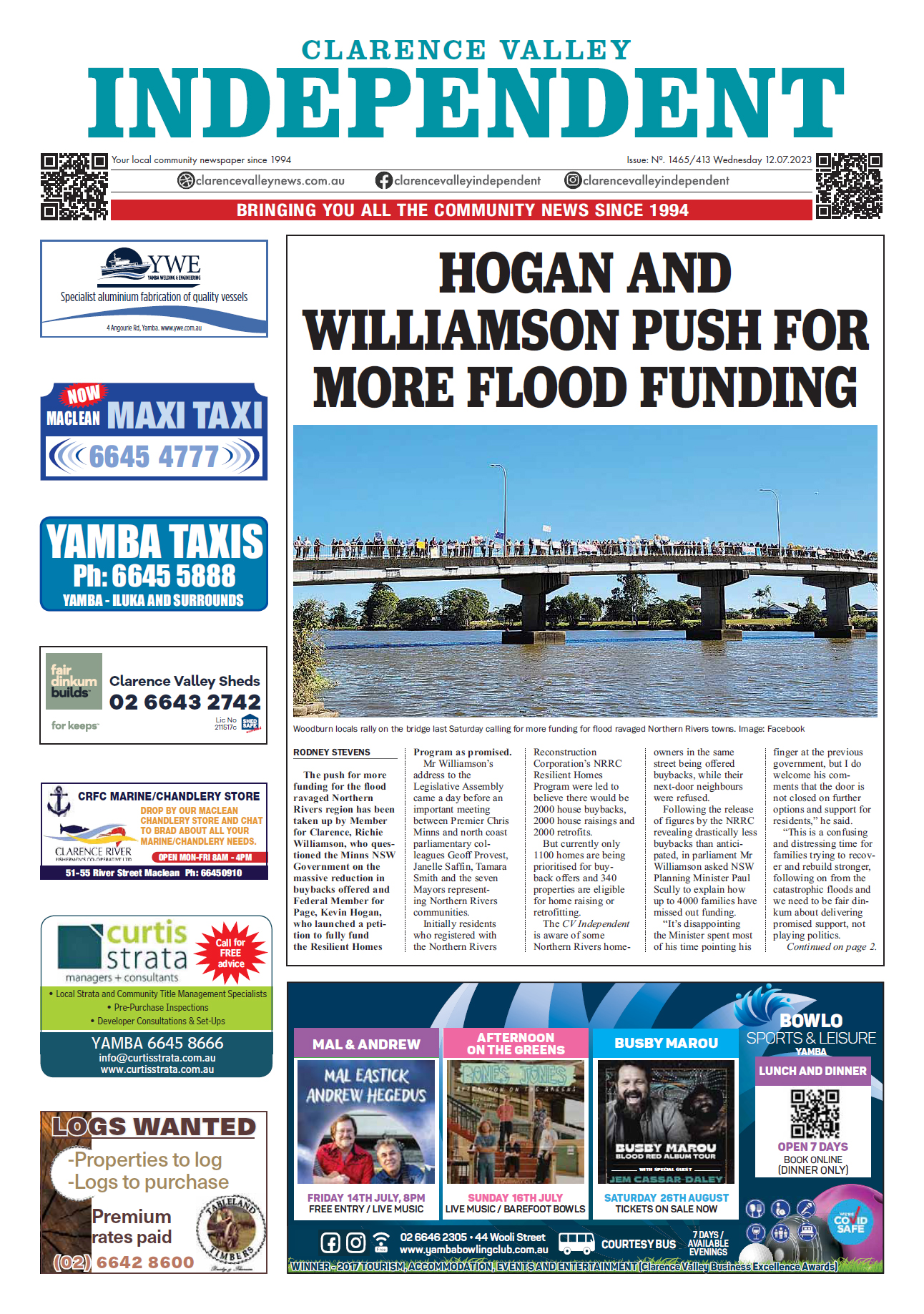 Clarence Valley Independent, 12 July 2023 I Australian Rural & Regional ...