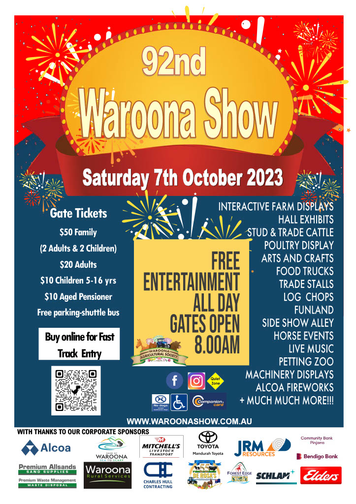 92nd Waroona Show, 7 October 2023 I Australian Rural & Regional News
