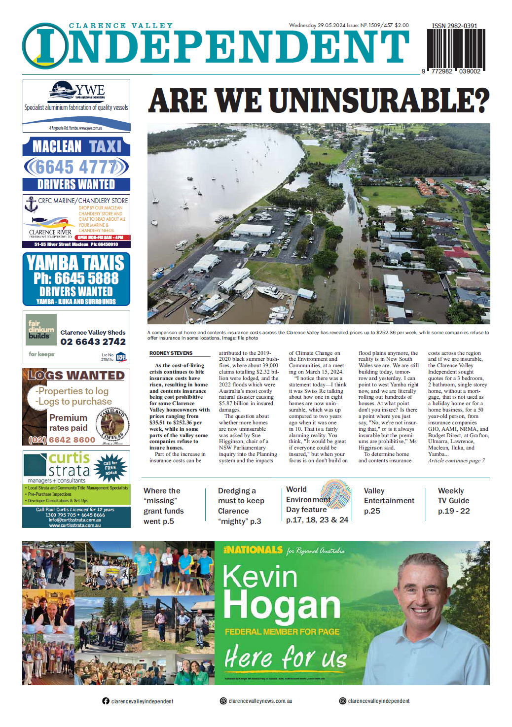 Clarence Valley Independent, 29 May 2024 I Australian Rural & Regional News