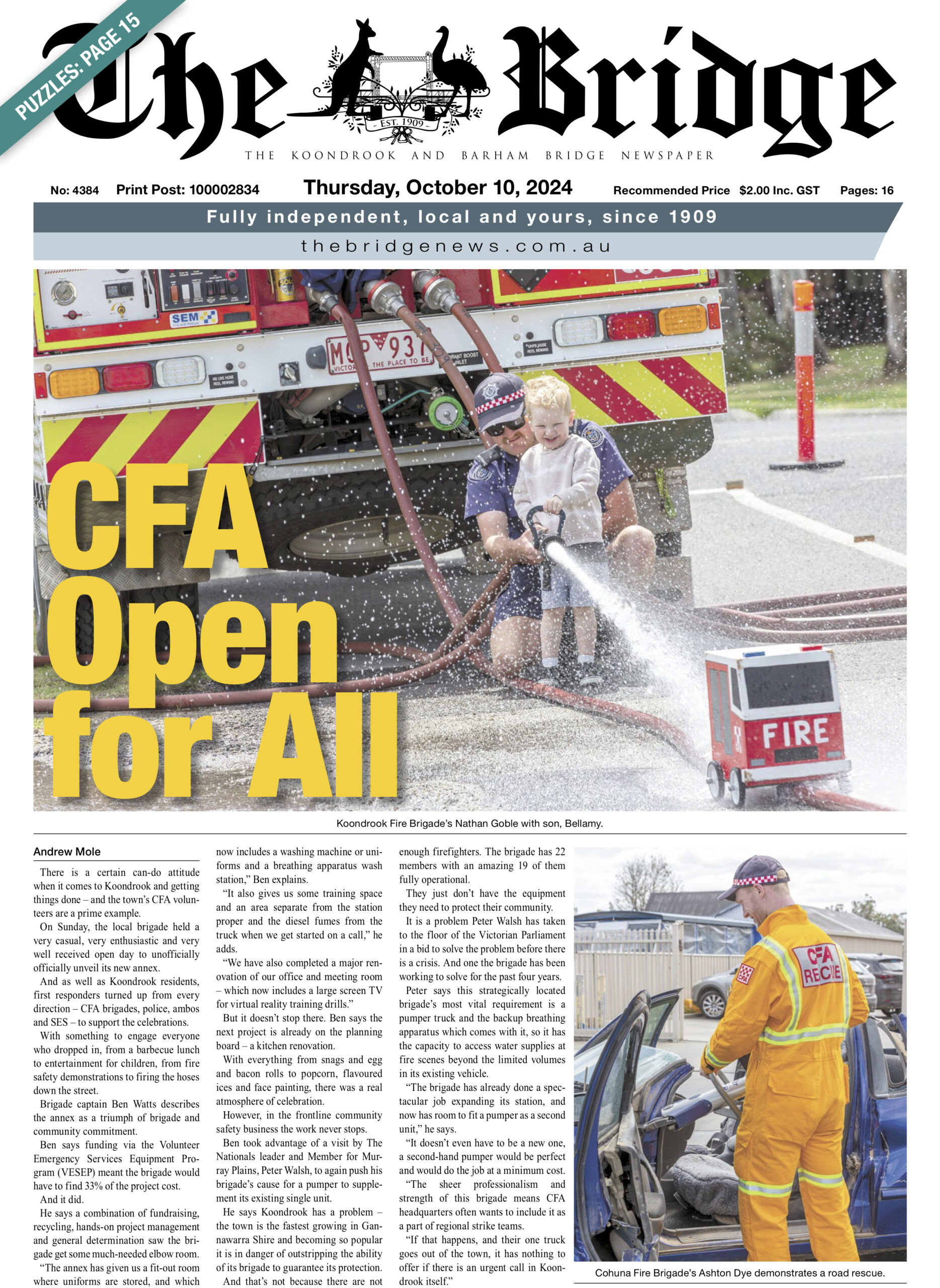 The Koondrook and Barham Bridge Newspaper, 10 October 2024 | Australian ...