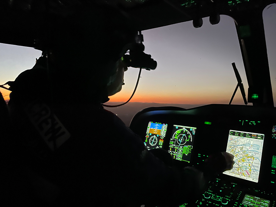 LifeFlight capability clear with night vision goggles I Australian ...