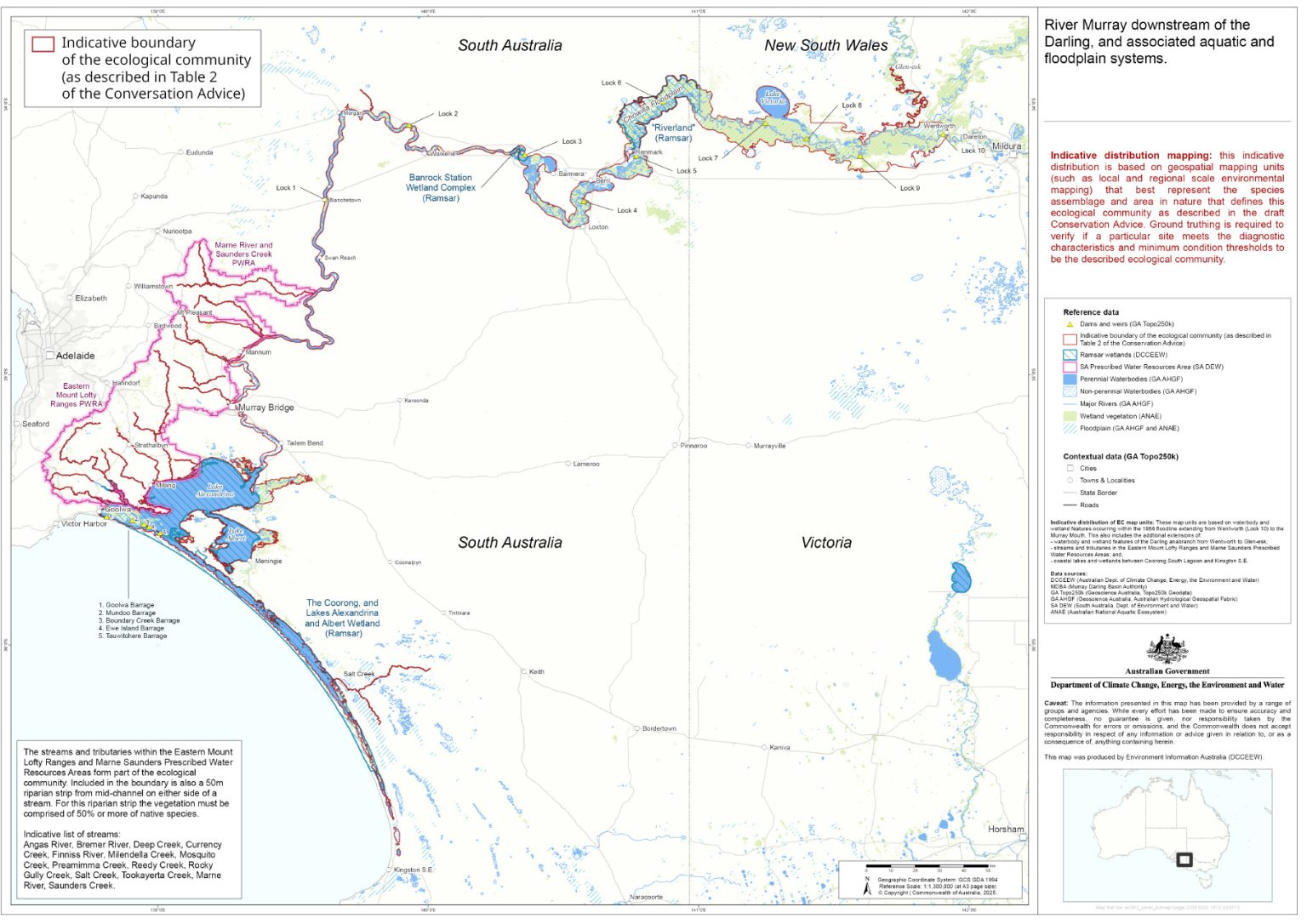 Lower Murray River ecosystem listed as Critically Endangered ...