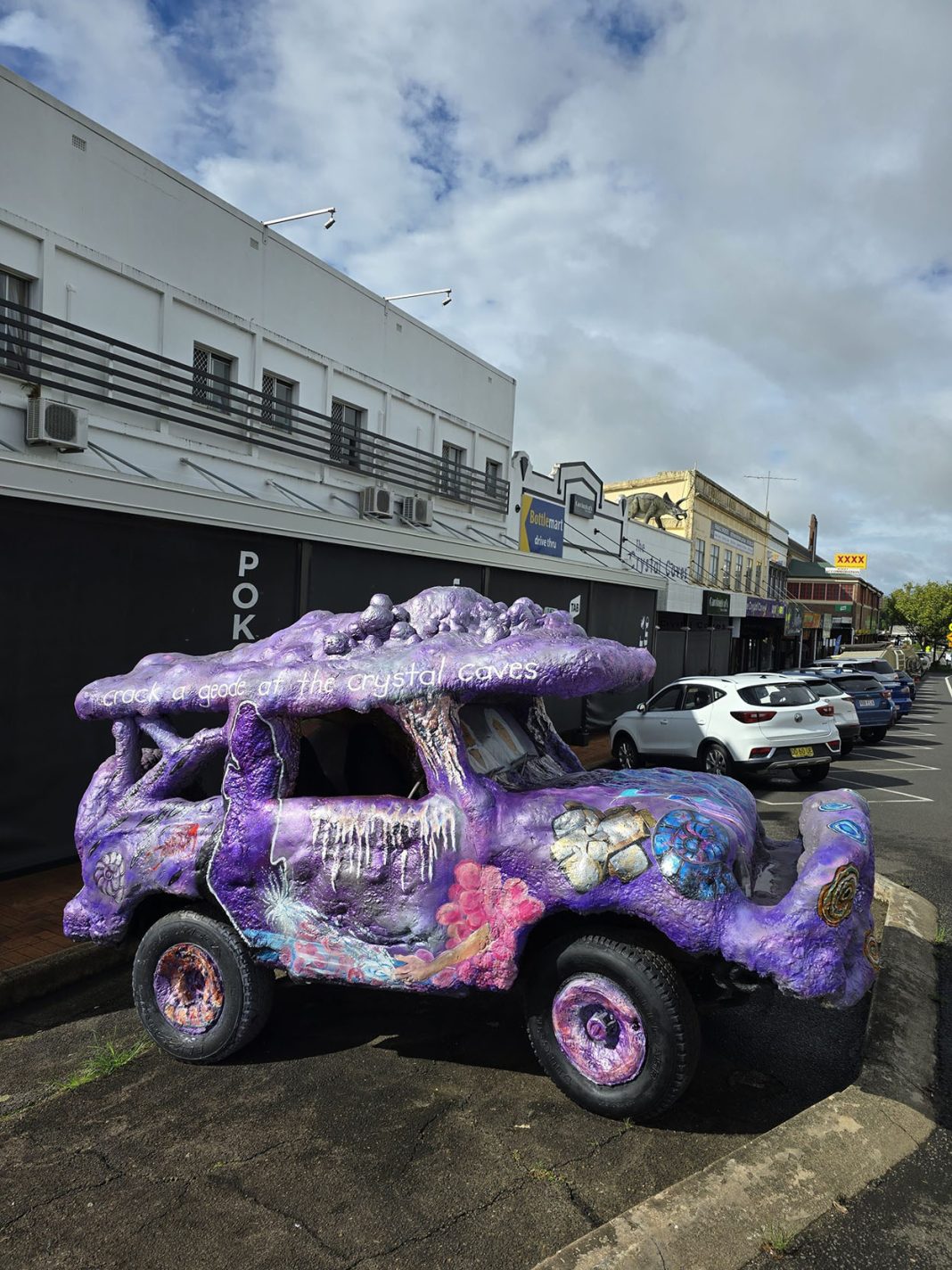 Crystal Caves’ Rock Car gets coconut-powered makeover by Magnetic ...