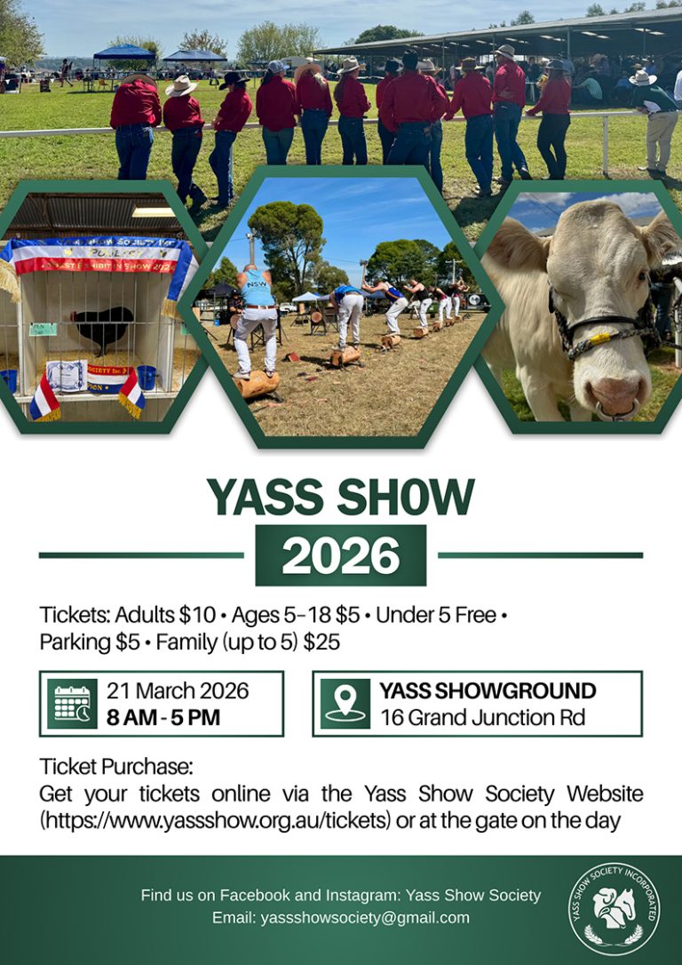 163rd Yass Show, 21 March 2026 I Australian Rural & Regional News