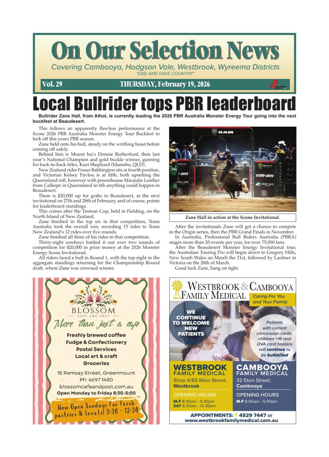On Our Selection News, 19 February 2026 I Australian Rural & Regional News